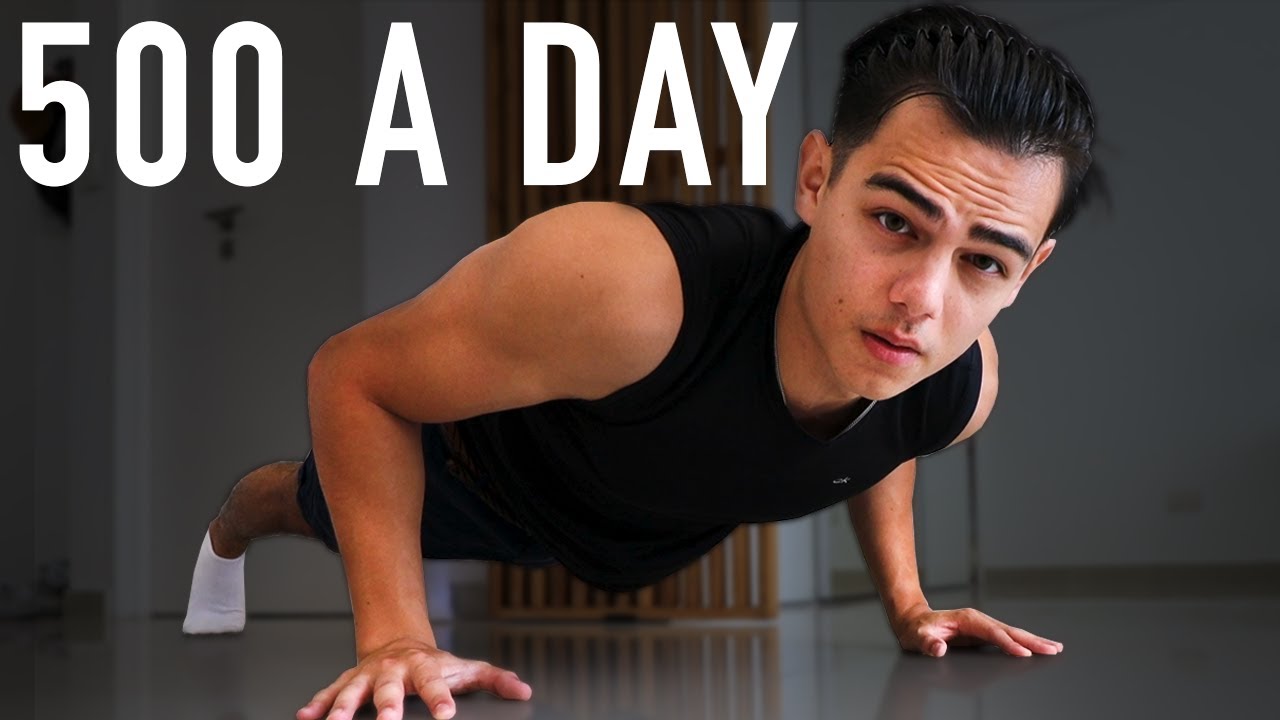 I Did 500 Push-Ups Every Day for a Month - YouTube