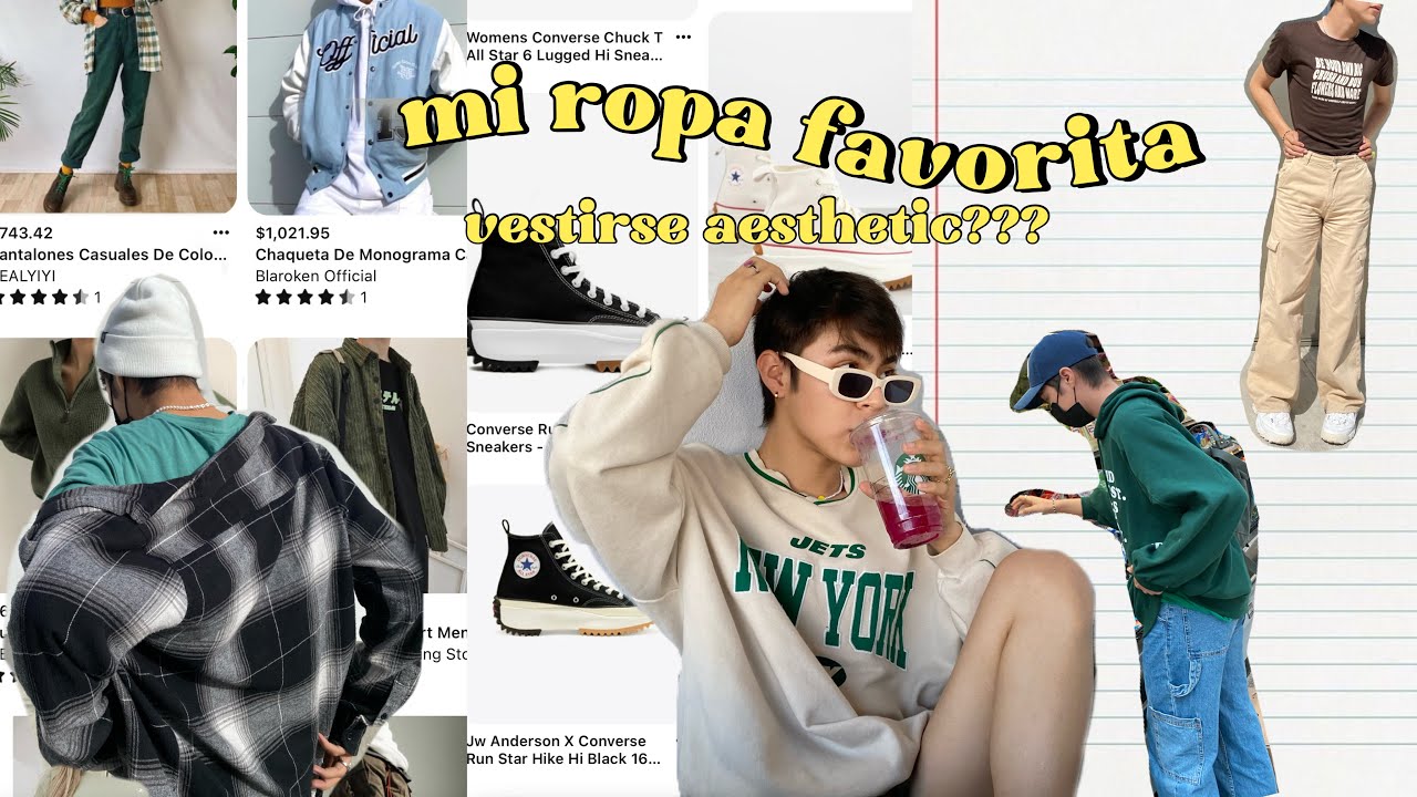 COMO VESTIRSE ¿AESTHETIC? -mi ropa favorita del 2021 🐉 - YouTube