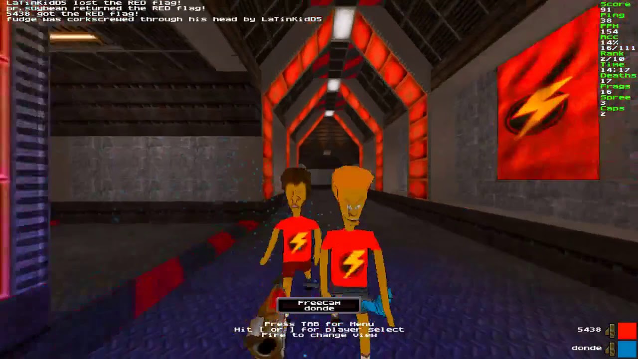 Beavis and Butthead are HookSnap Champs Quake 2 CTF Variation of the ...