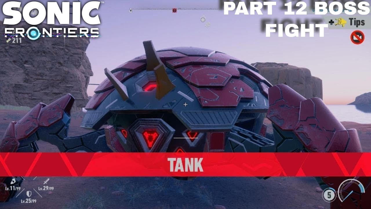 SONIC FRONTIERS_ tank boss fight - YouTube