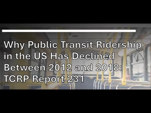 Transit Ridership Decline - YouTube