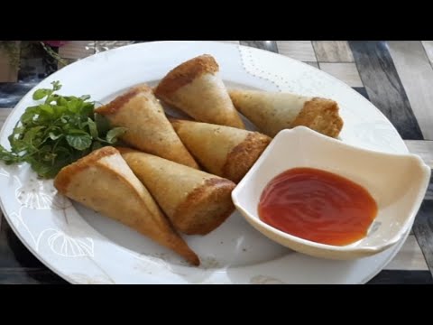 Cone samosa/ Cone samosa recipe / Corn samosa banane ka trakia - YouTube