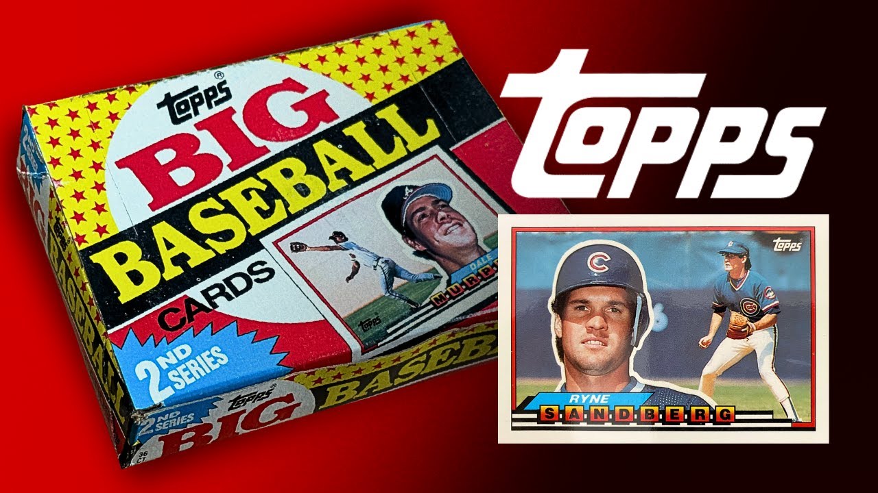 1989 Topps BIG Baseball Box Series 2 - More HALL of FAME Players - YouTube