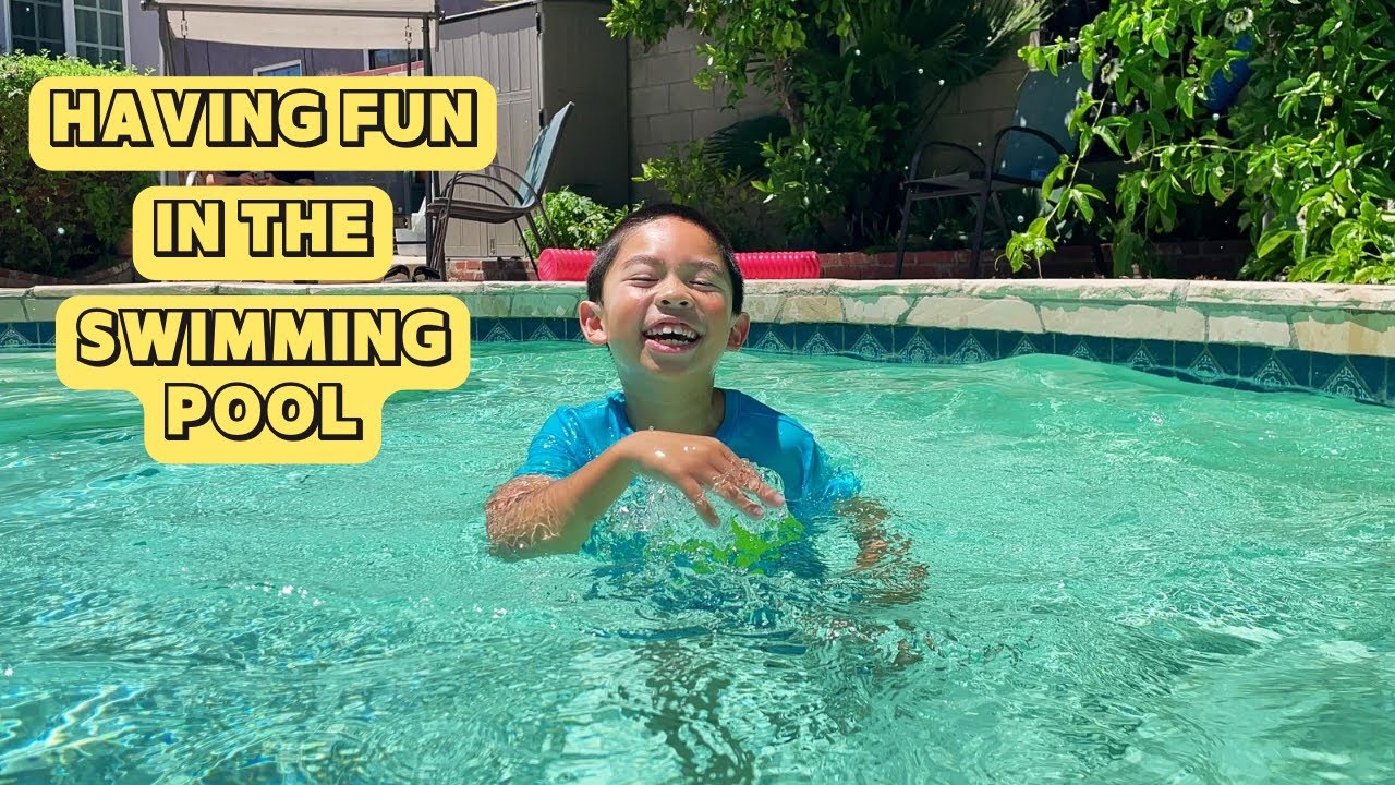 HAVING FUN IN THE SWIMMING POOL / QUALITY TIME @timothyspreciousmoments ...