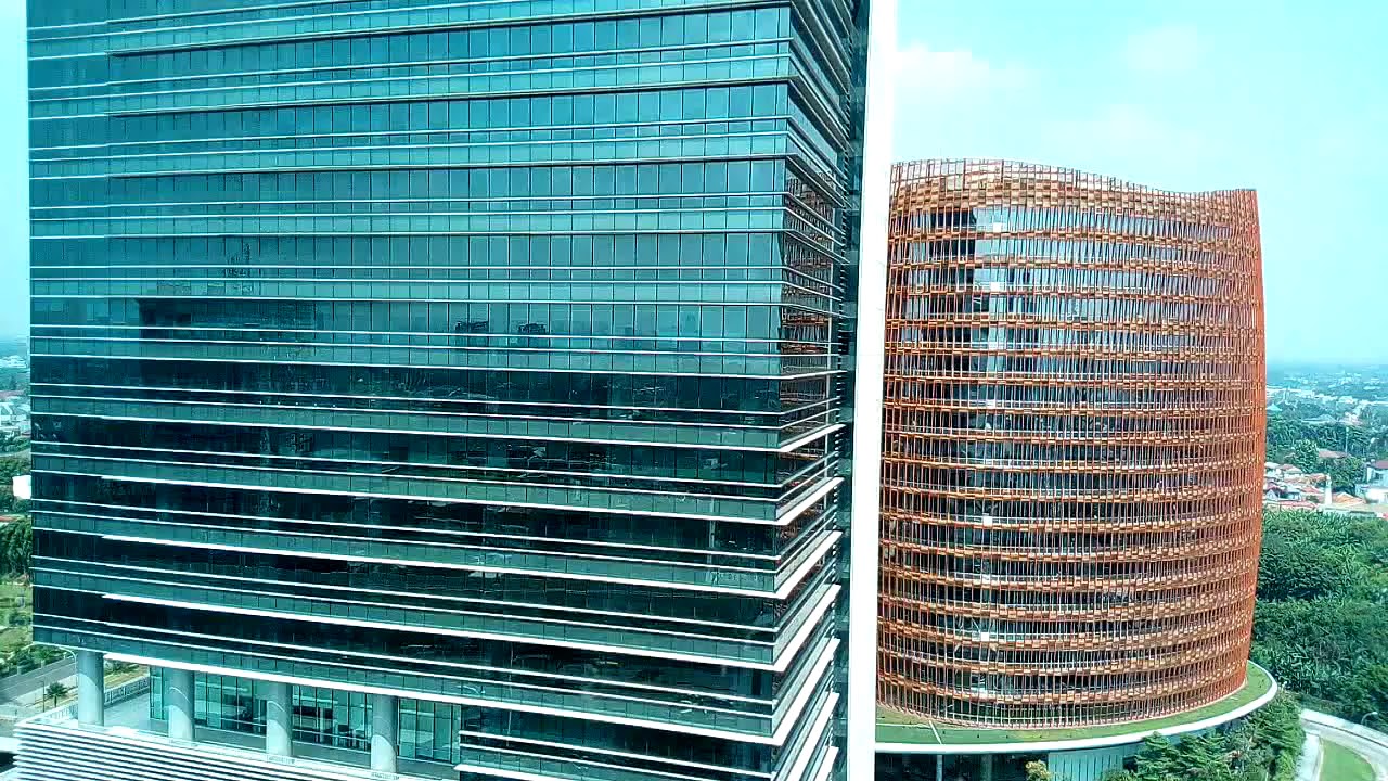 Gedung FIF Tower dan South Quarter High Angle View dari lt.19 RS Siloam ...