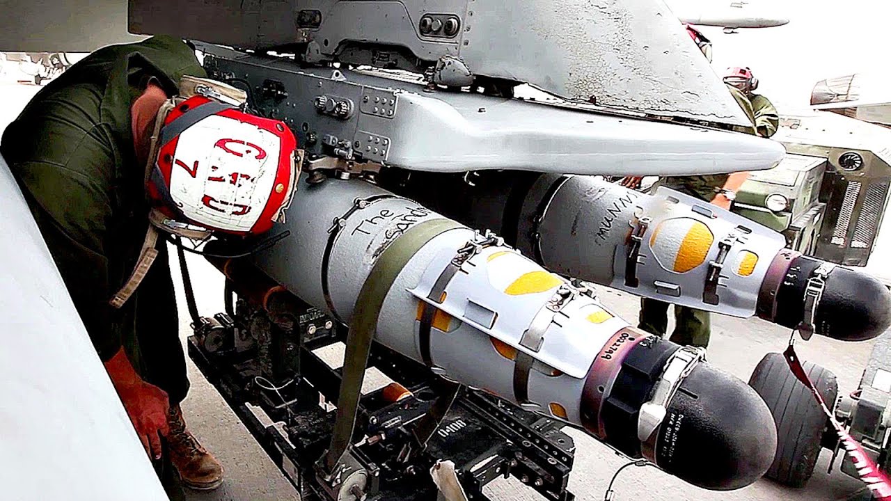 F/A-18 Prepare & Launch For Strike Mission - YouTube