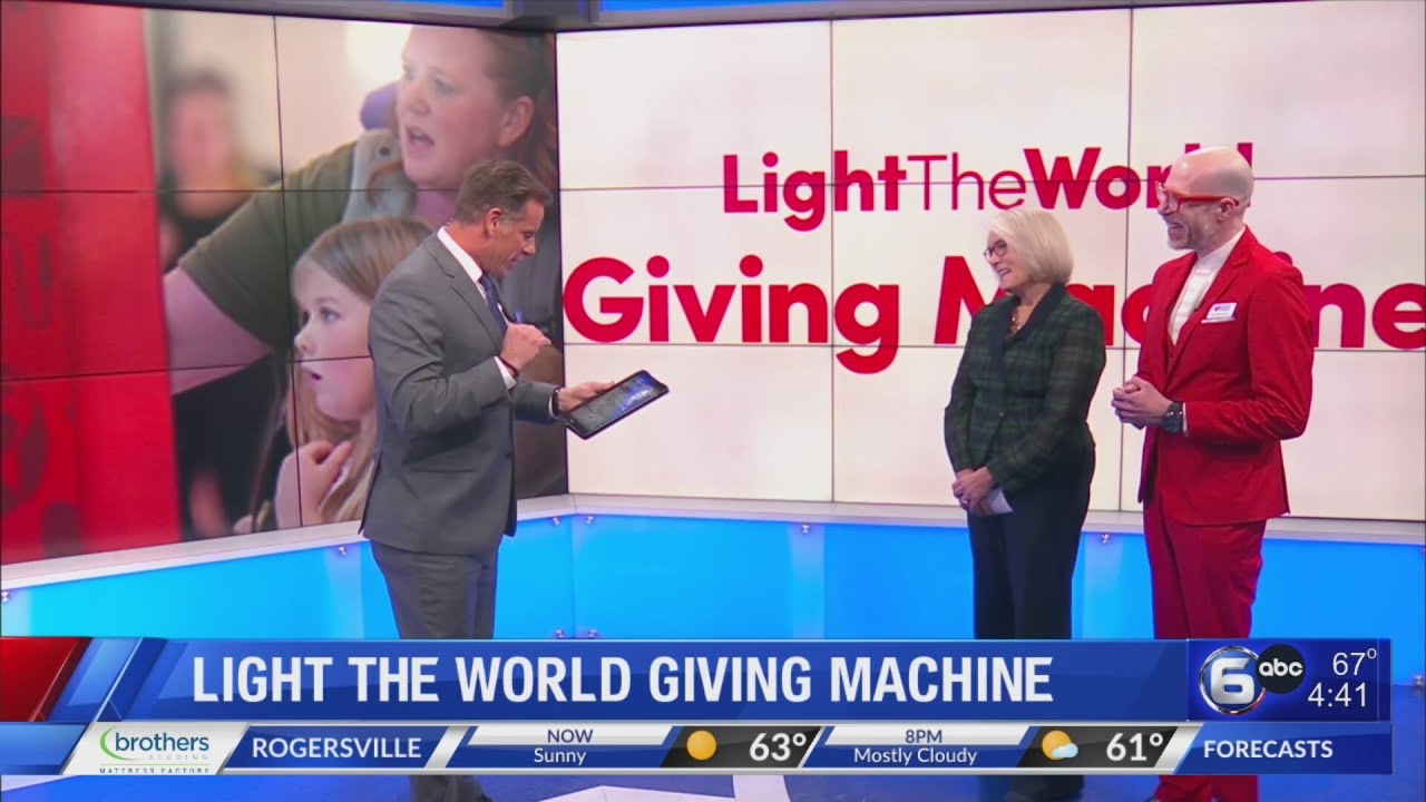 Light the World Giving Machine - YouTube