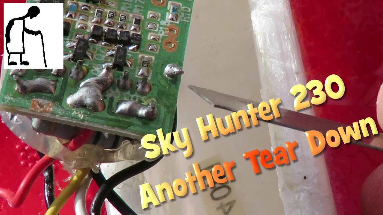 RC Sky Hunter 230 Flying Wing - Another Tear Down - YouTube
