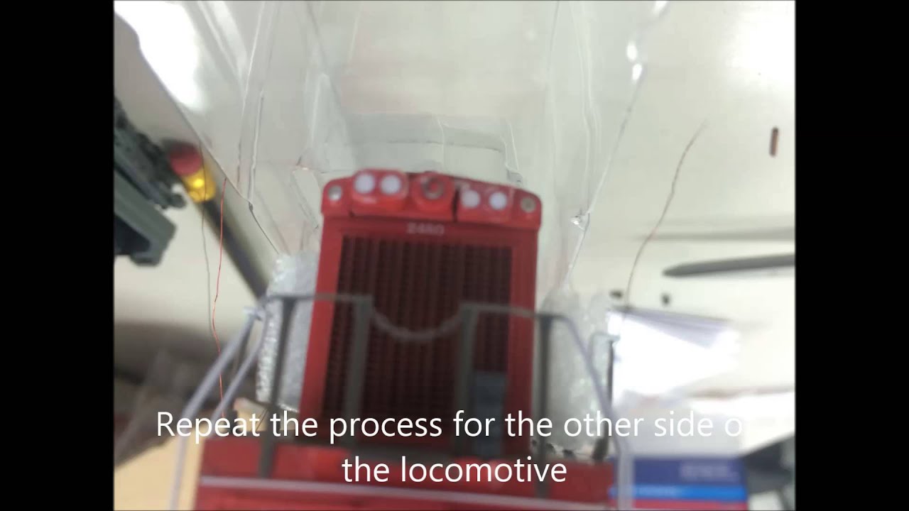 Microleds and sound decoder install SW1500 YT - YouTube
