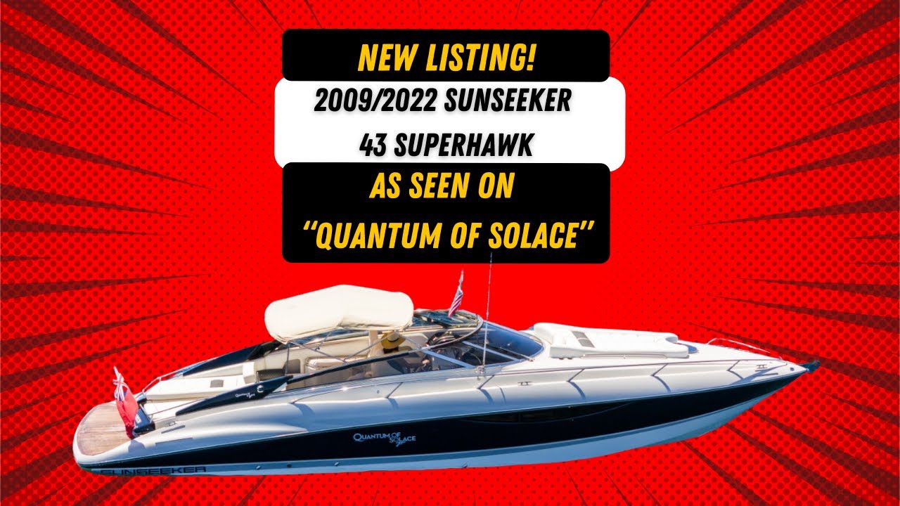 2009 Sunseeker 43 Superhawk - A James Bond Classic, Fully Refit and ...