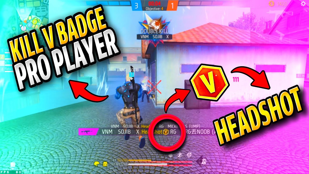 I KILLED V BADGE PRO PLAYER 😂 || GARENA FREE FIRE ! - YouTube