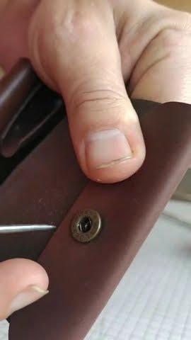 Snap button reparation - YouTube