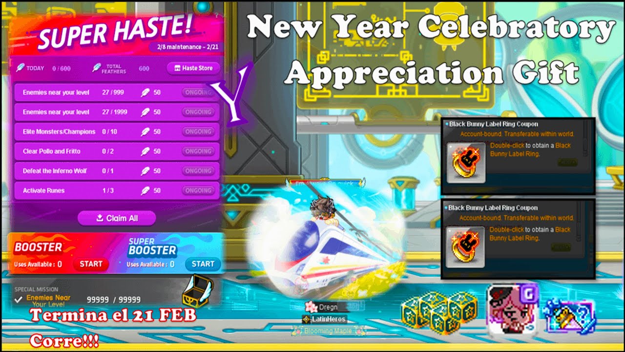 Super Haste Y New Year's Celebratory Appreciation Gift Ultimos Dias ...