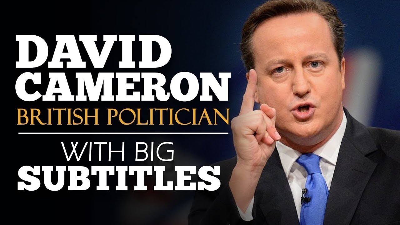English Speech - DAVID CAMERON: Brexit Referendum 2013 - Big English ...