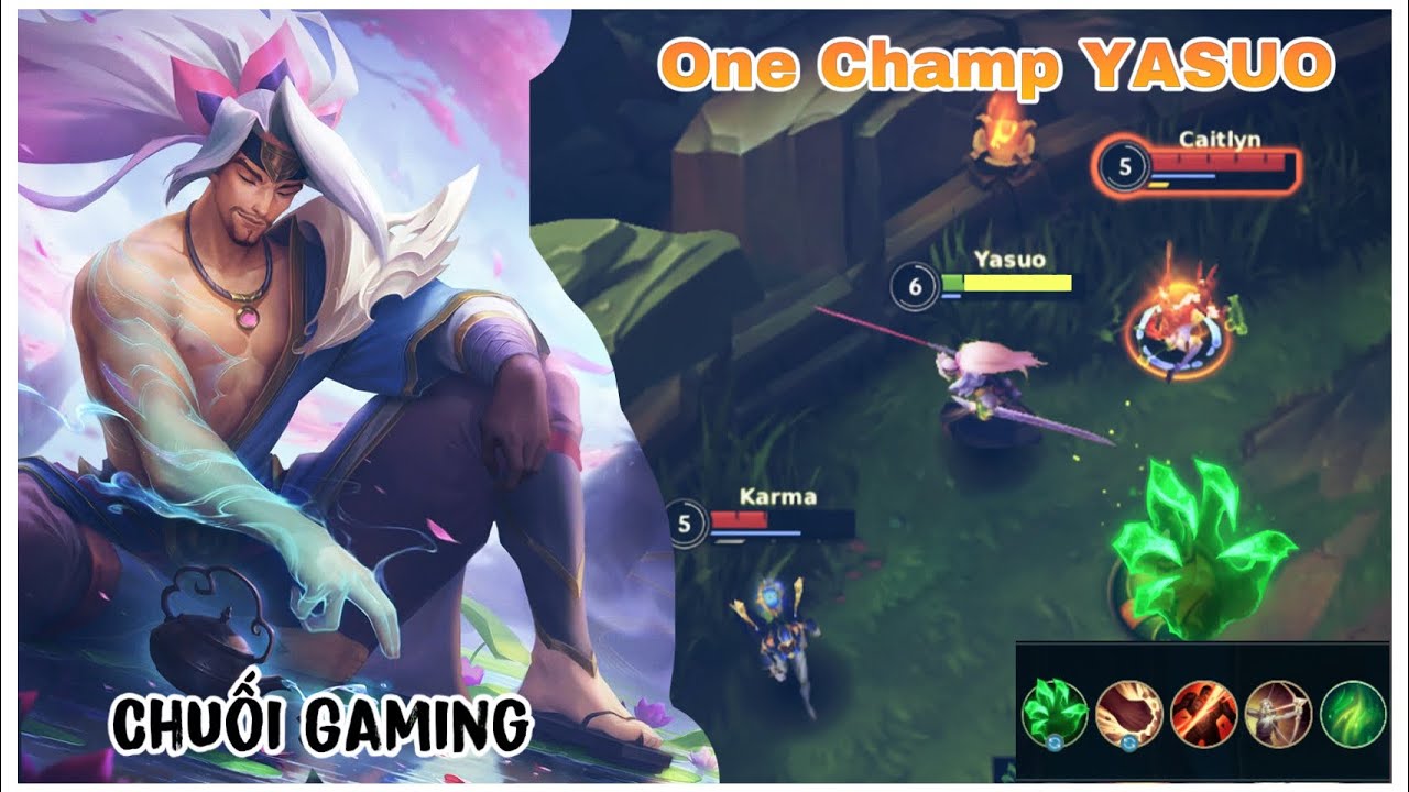 Yauso Wild Rift - One Champ Yasuo Play 2 Game | Chuối Gaming - YouTube