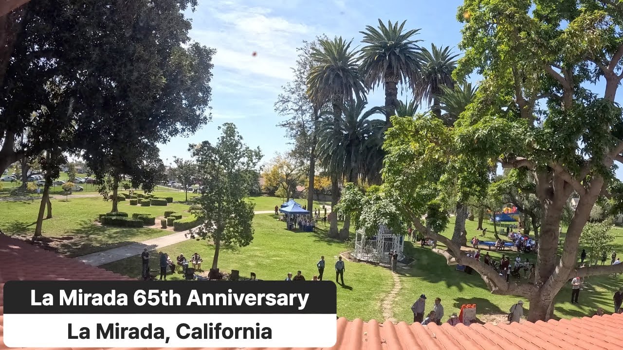 La Mirada 65th anniversary at Neff Park, La Mirada, California (3/22 ...