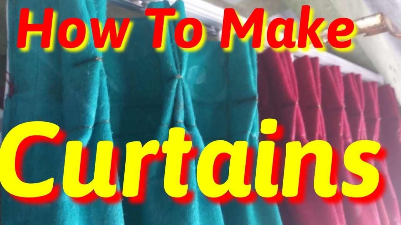 How To Make Curtains - YouTube