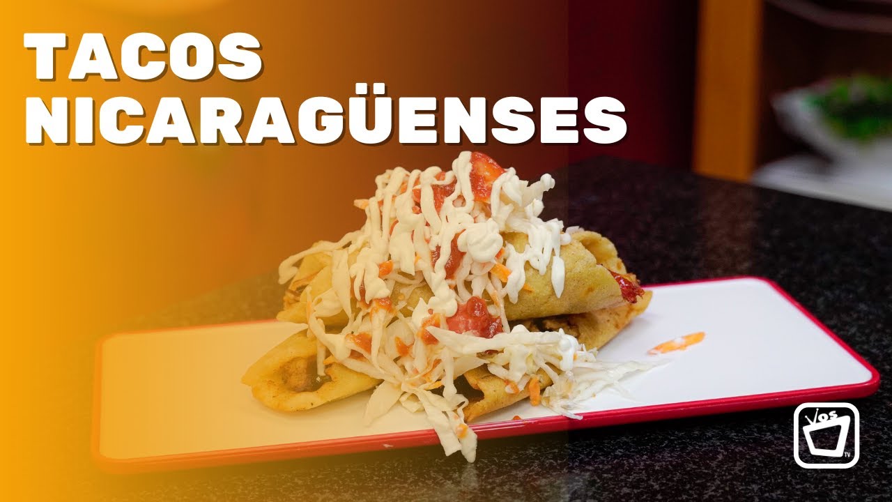 Prepará unos deliciosos tacos al estilo nicaragüense - YouTube