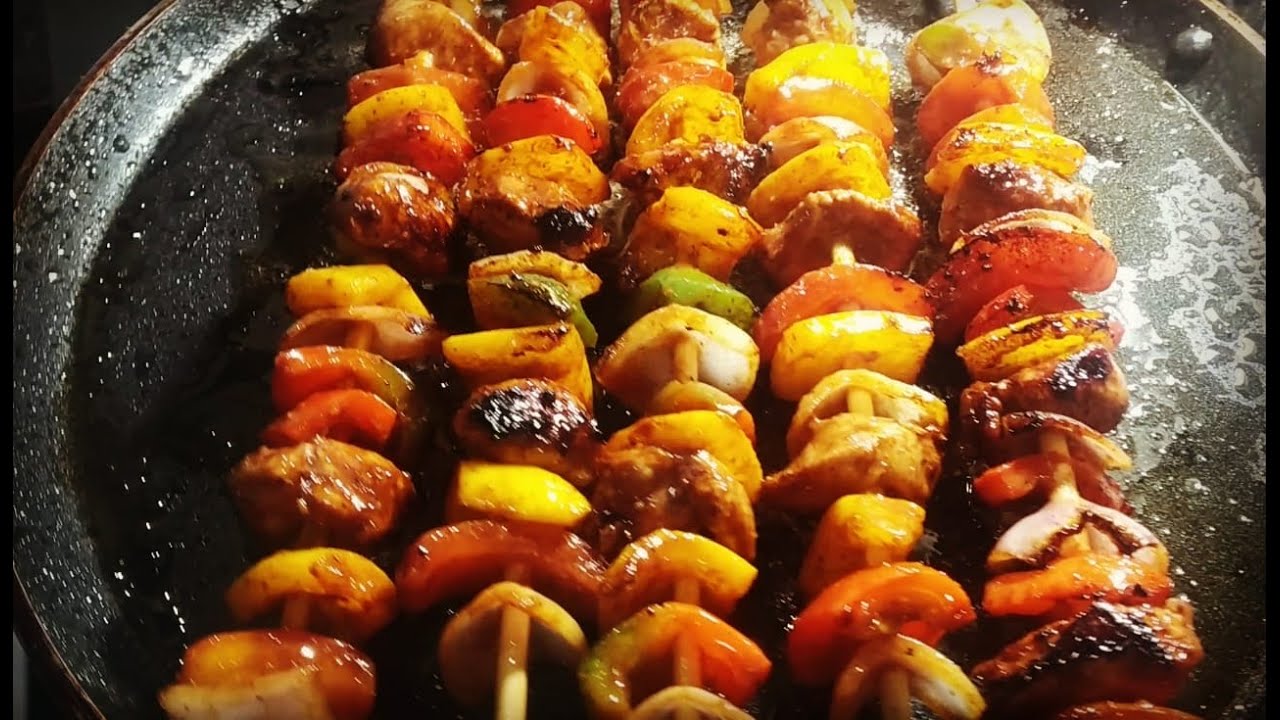 Chicken Shashlik Restaurant Style/Chicken kabab/Kadi kabab by Sadaf ...