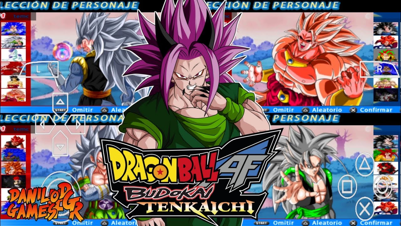 NOVO Dragon Ball TENKAICHI AF TAG TEAM V12 Com TEXTURAS BT4 - ISO DBZ ...