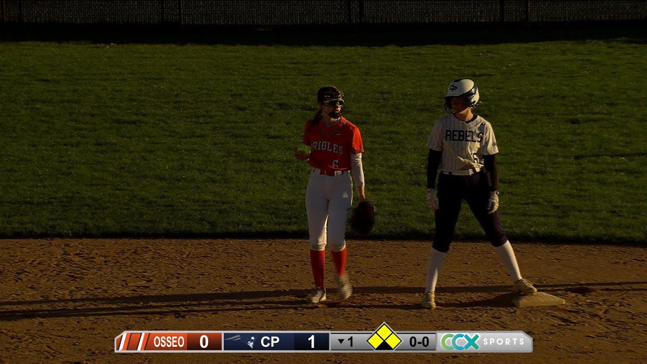 Champlin Park Softball Routs Osseo - YouTube