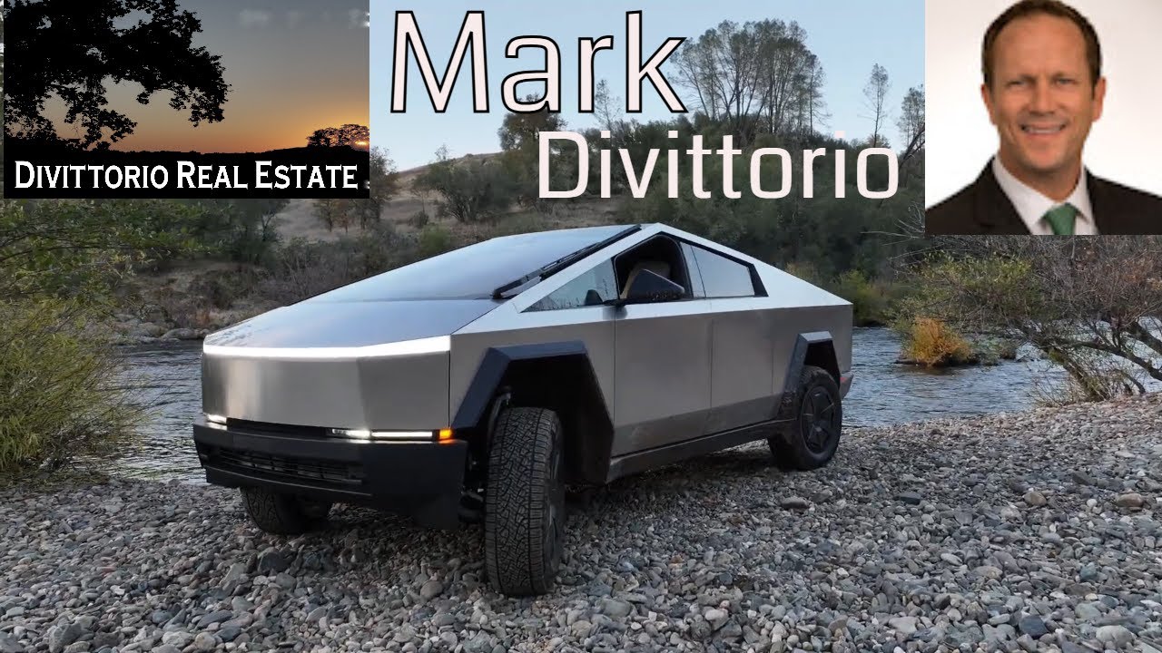 Tesla Cybertruck on the American river with El dorado County Realtor ...