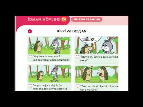 Məktəbəhazırlıq2024.Bədii təfəkkürün inkişafı,,Kirpi və Dovşan”