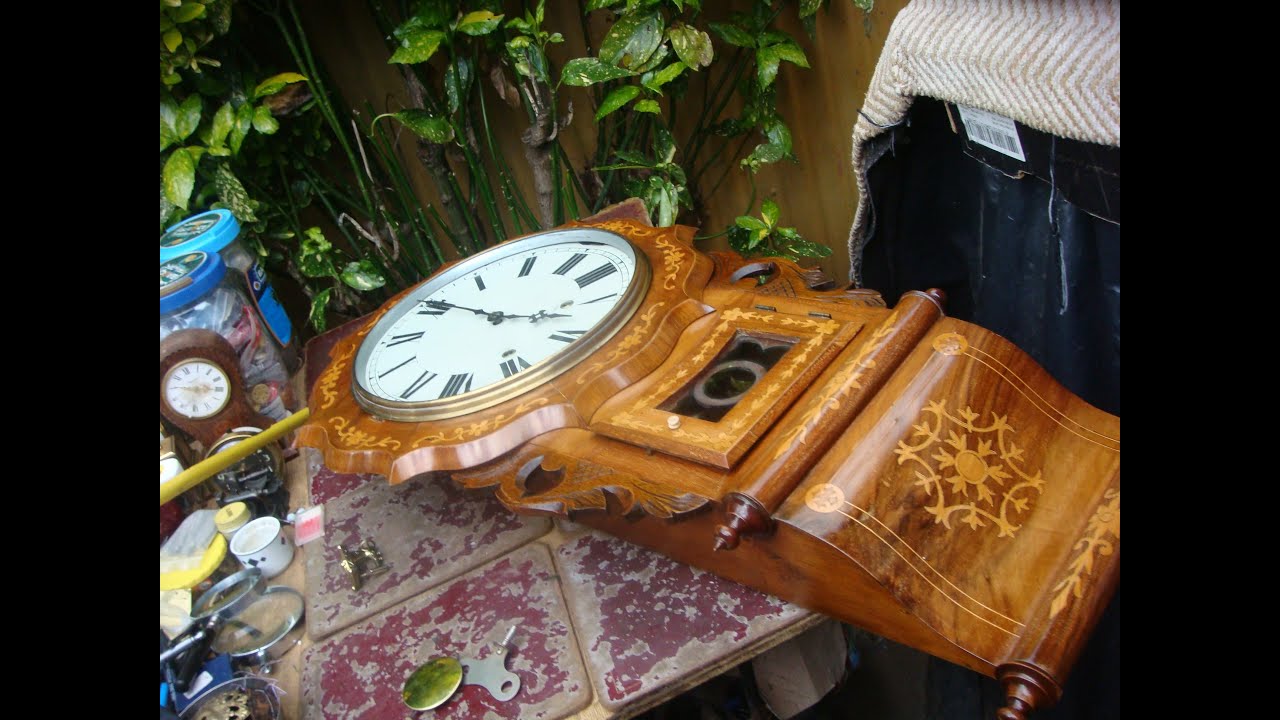 Old Vintage Antique American NEW HAVEN Wall Clock See Video - YouTube