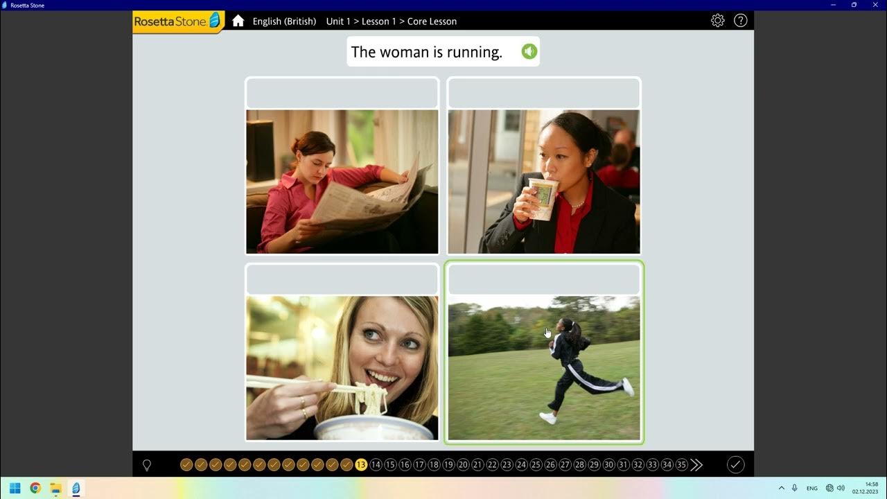 Rosetta Stone English British Unit 1 Lesson 1 - YouTube