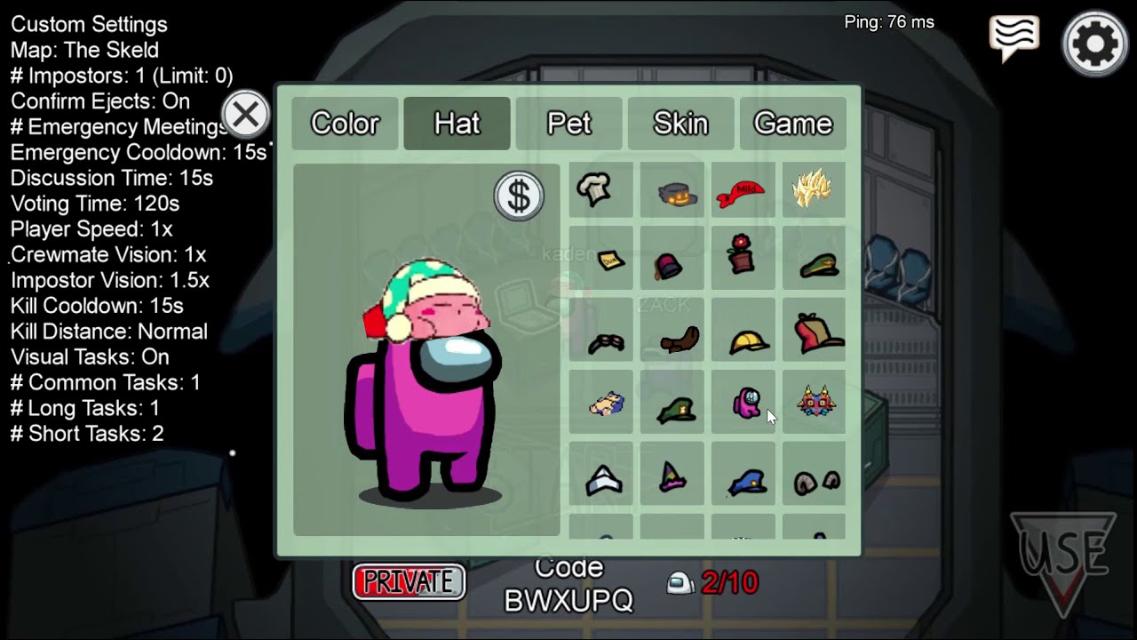 Custom Among Us Hat Pack - YouTube
