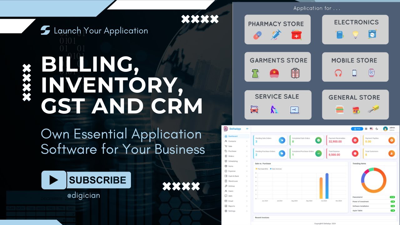 Launch your own Invoicing, Billing & Inventory Management System with ...