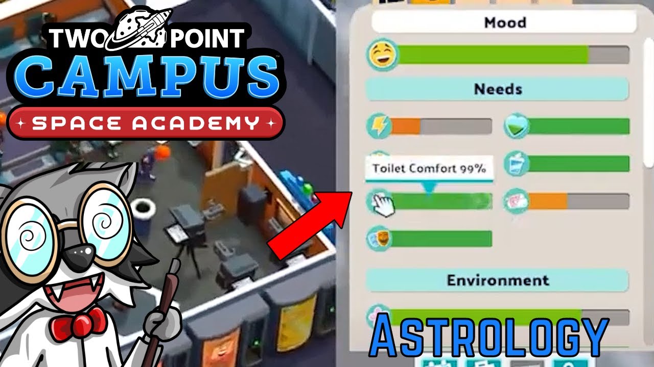 Two Point Campus Strategy & Tactics Quick Tip: Astrology - YouTube