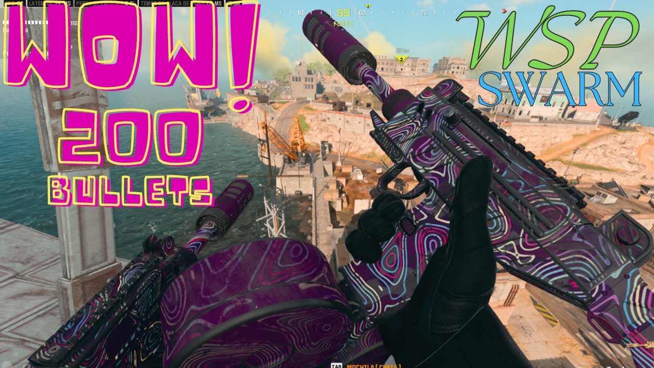 CALL OF DUTY ( WSP SWARM ) 200 BULLETS - YouTube