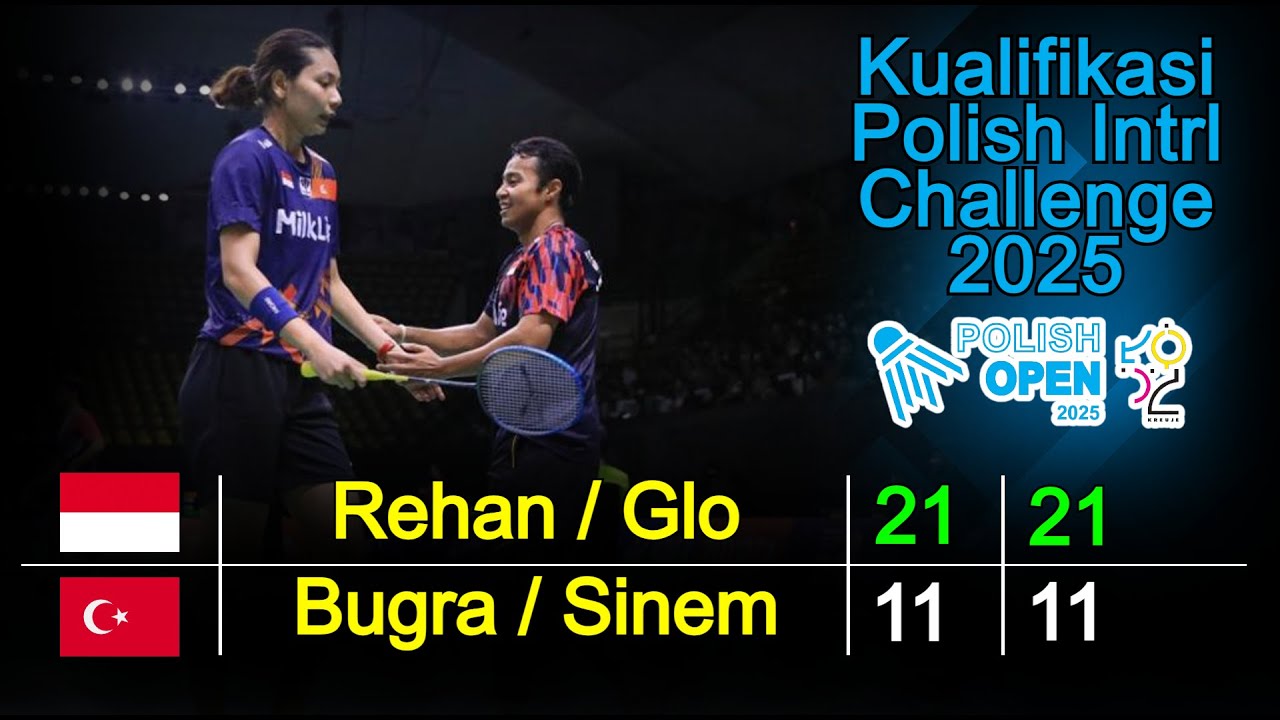 Rehan/Gloria v Bugra/Sinem (Tur) | Polish Open IC 2025 | Live Badminton Reaction - YouTube