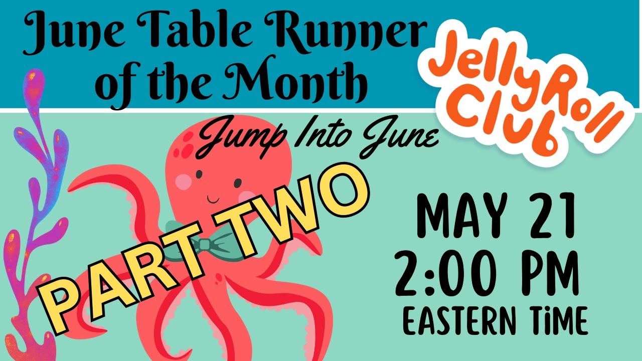 June Table Runner Part Two Free Quilting Tutorial and Pattern - YouTube