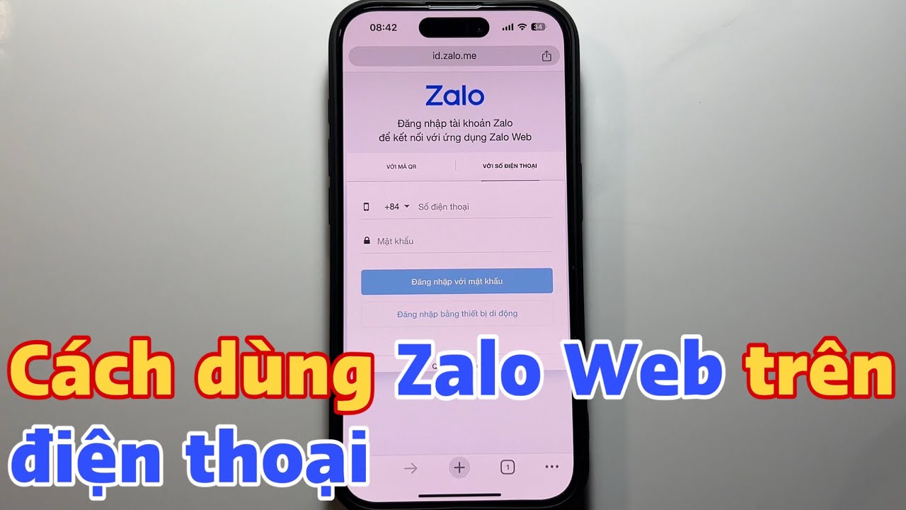 Cách dùng Zalo Web trên điện thoại - YouTube