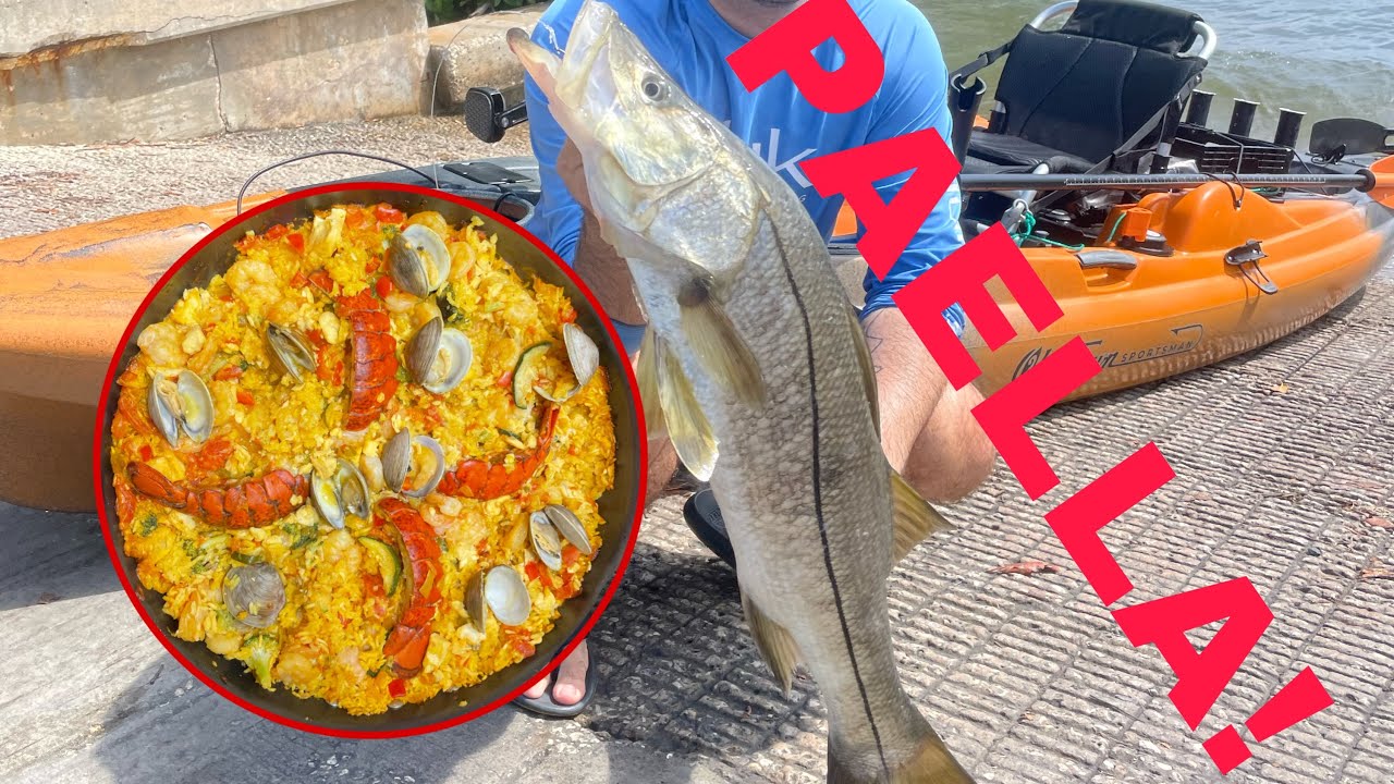 SNOOK Clean and Cook! Seafood Paella Recipe!! DELICIOUS! - YouTube