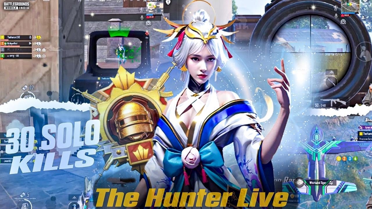 Streamer shock 😱when I enter😈| The Hunter LIVE 😎Solo Vs Squad | G.O.A.T ...