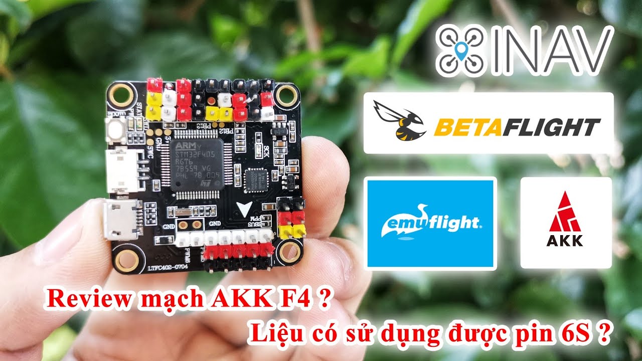 Review mạch điểu khiển bay Akk F4 Flight Controller. Liệu có sử dụng ...