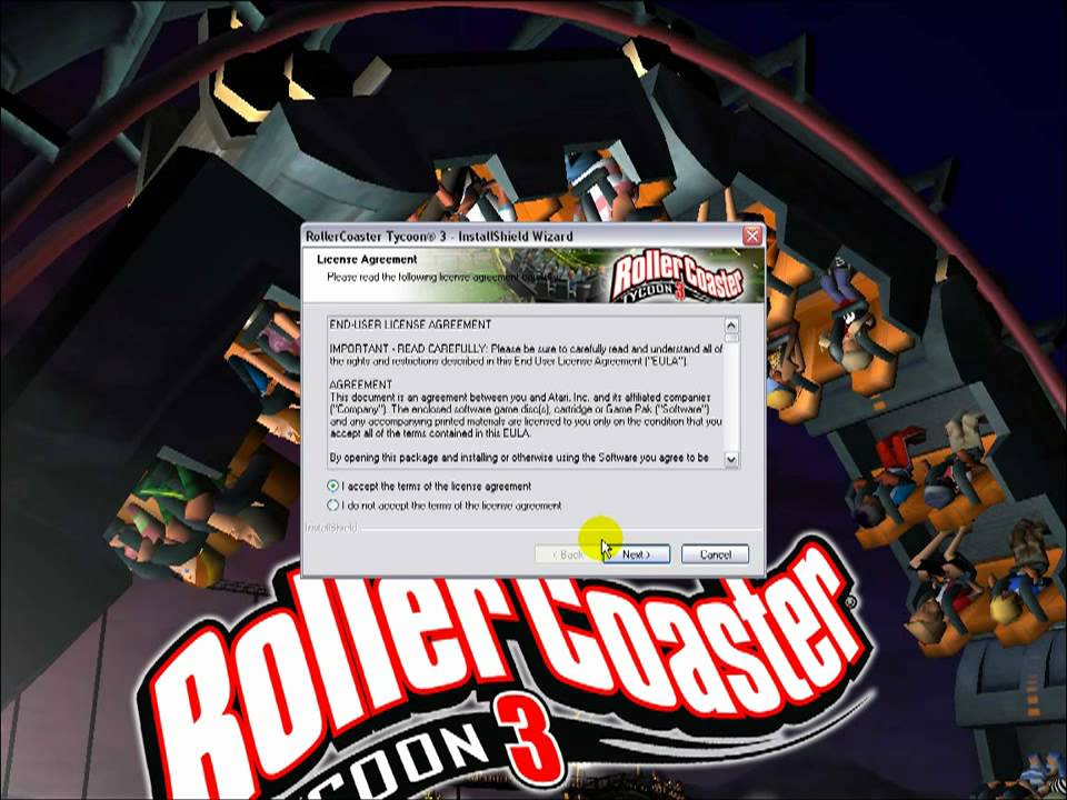 como descargar e instalar roller coaster tycoon 3 (rct3) - YouTube