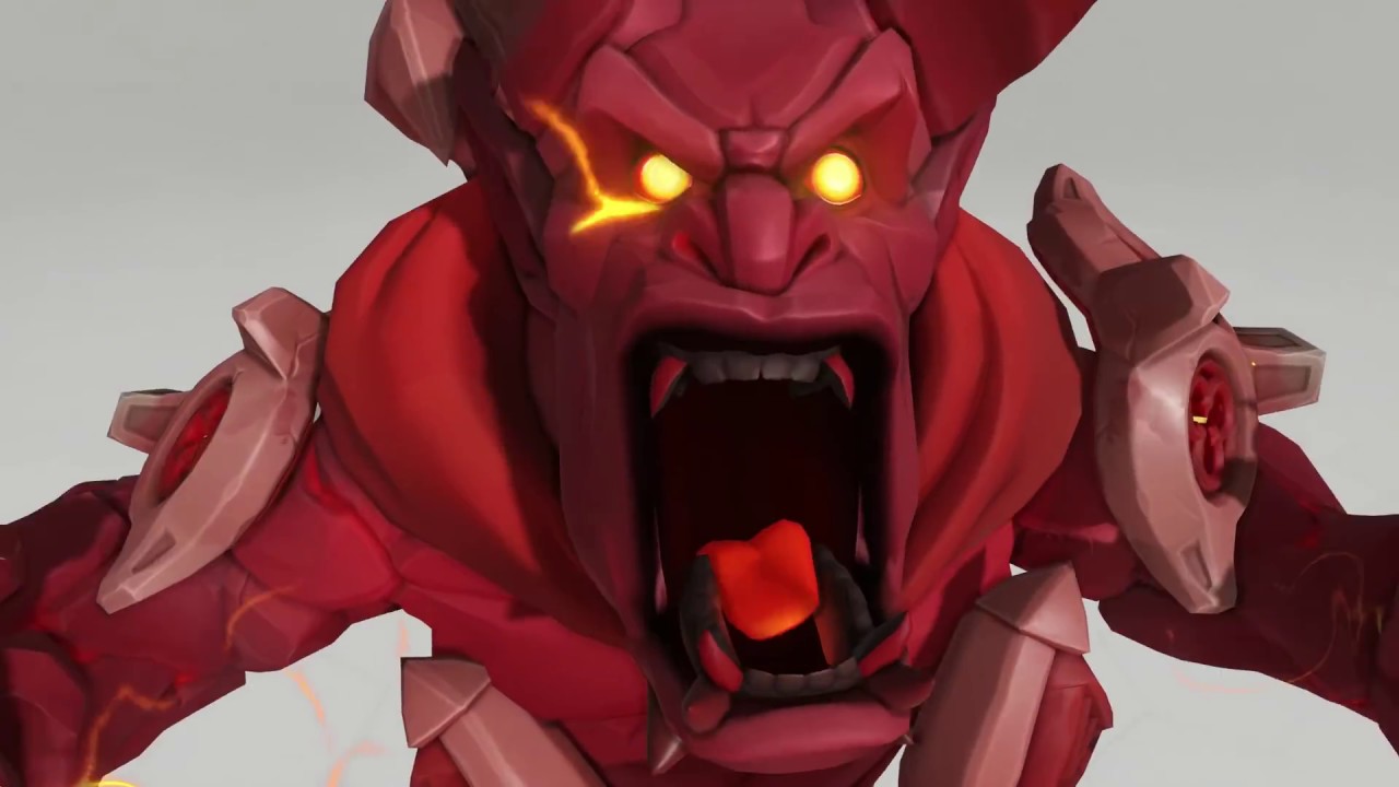 Overwatch - Gargoyle Winston Skin - Gameplay, Highlight Intros, Emotes ...