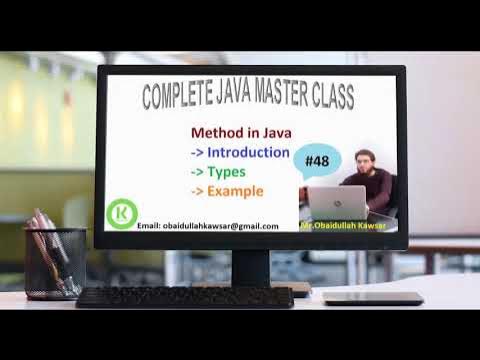 Session48 Java Method - Introduction, Types, Example - Pashto - YouTube