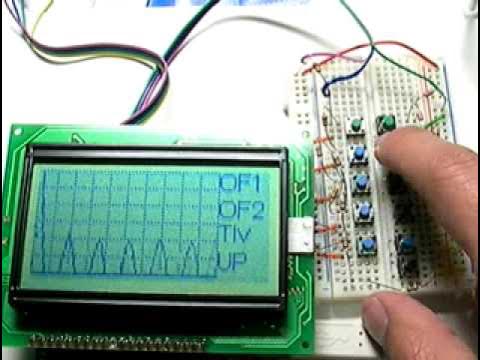 A simple Arduino Oscilloscope with Graphic LCD - YouTube