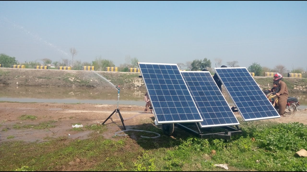 GetGreen Tech Mobile Solar Pump. - YouTube