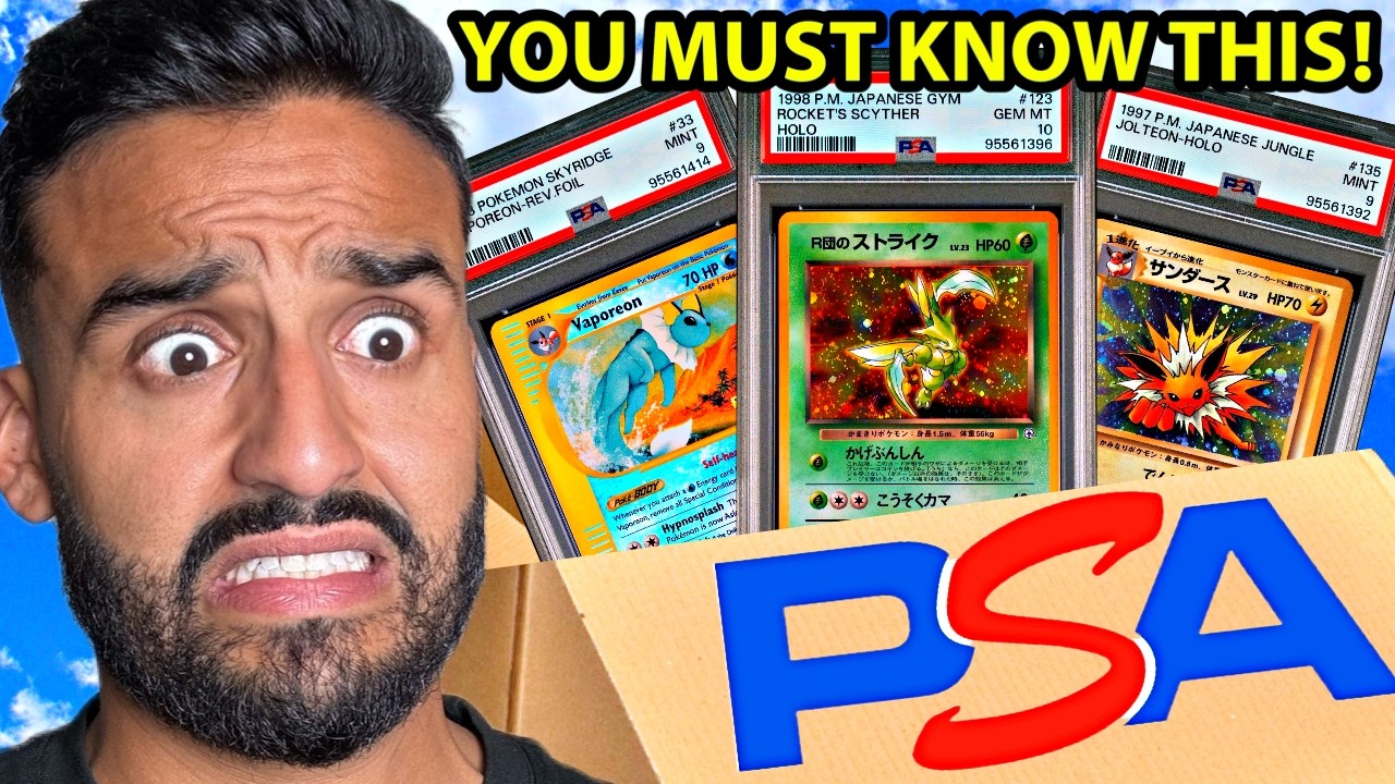Grading VINTAGE Pokemon Cards with PSA? WATCH THIS! - YouTube