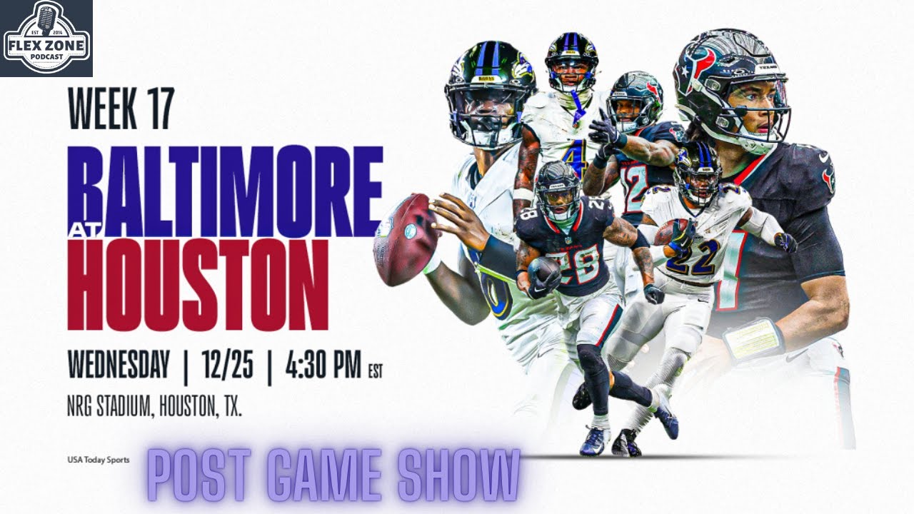 Baltimore Ravens vs. Houston Texans Postgame Show! | Lamar Jackson ...