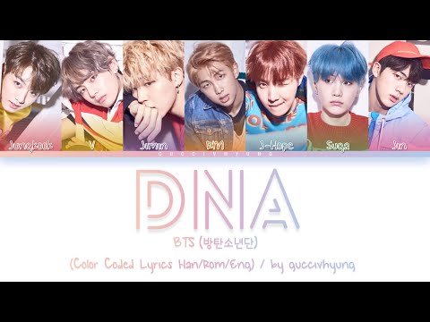 BTS (방탄소년단) - DNA (Color Coded Lyrics Han/Rom/Eng)