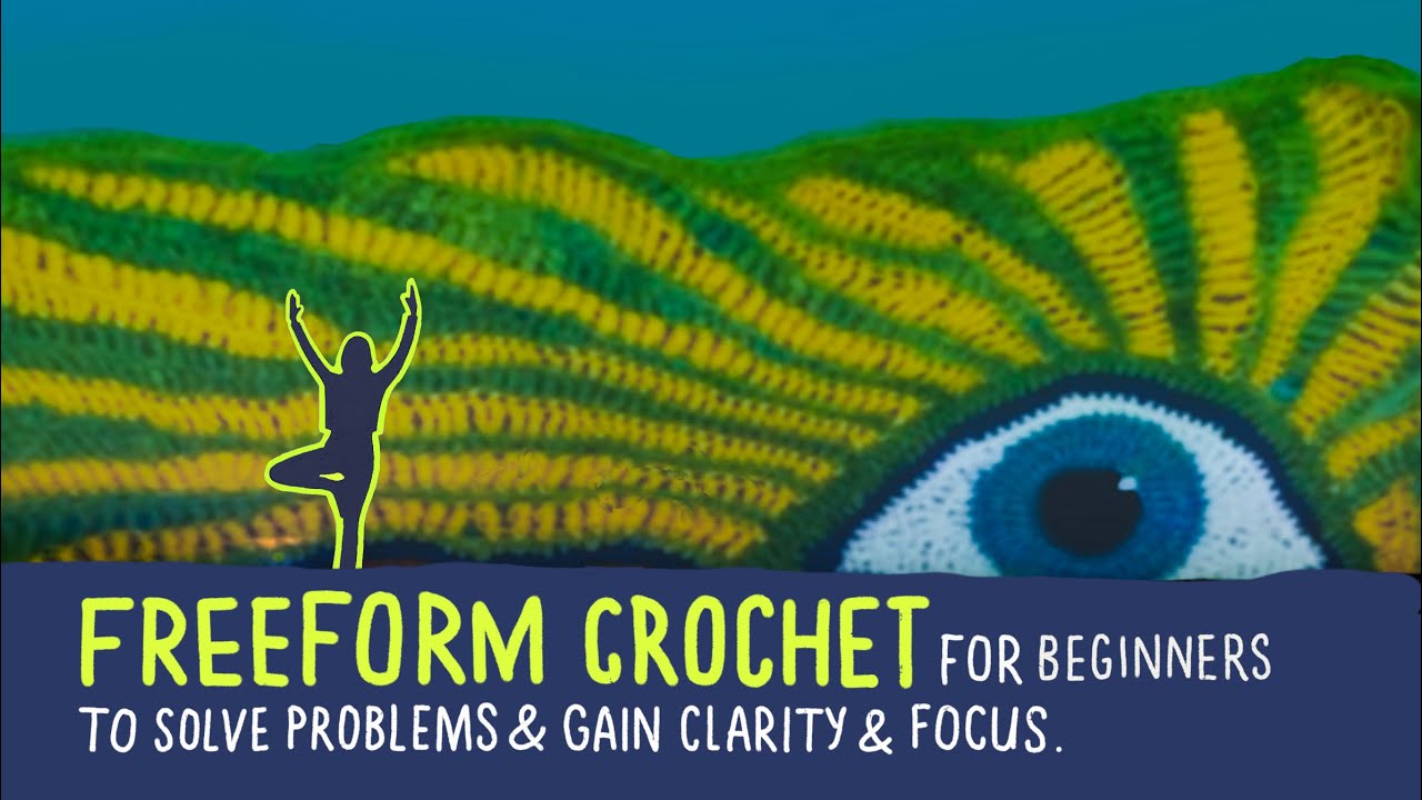 Freeform crochet for beginners: Lesson 2: Basic crochet stitches - YouTube