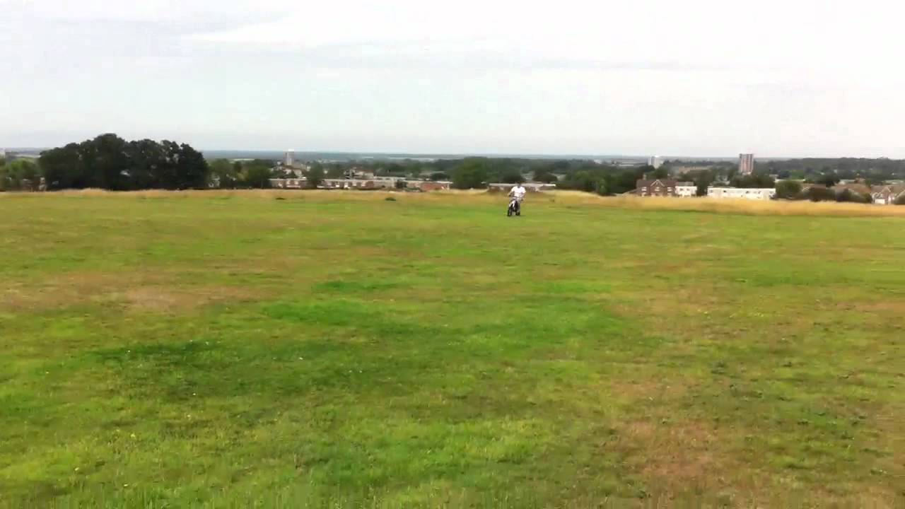 Craig on super stomp 160cc pitbike - YouTube