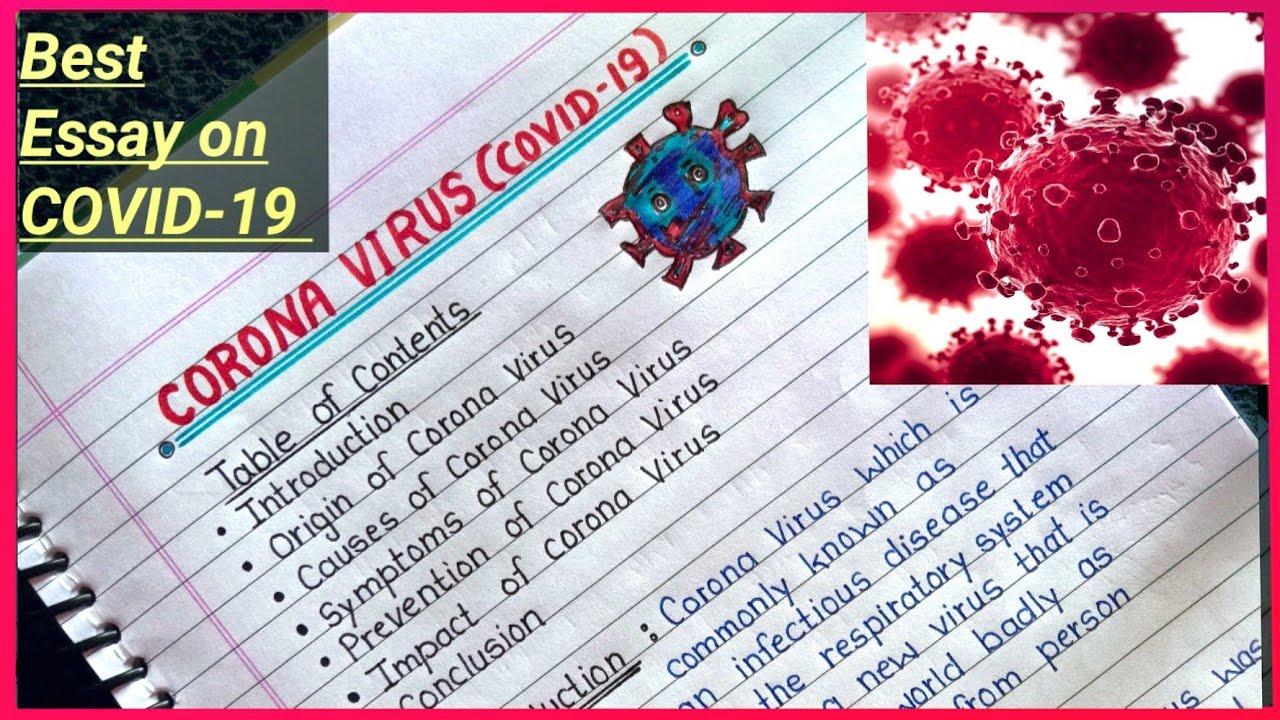 Essay on Corona virus (COVID-19) in English | COVID-19 (corona virus ...
